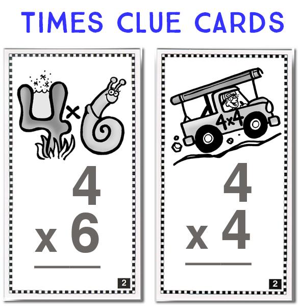 Times Tables the Fun Way Clue Cards - City Creek Press, Inc.